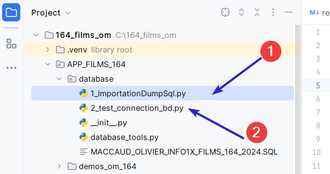 1. Mode d’emploi de la démonstration « Films » — Documentation mod164 0.0.2